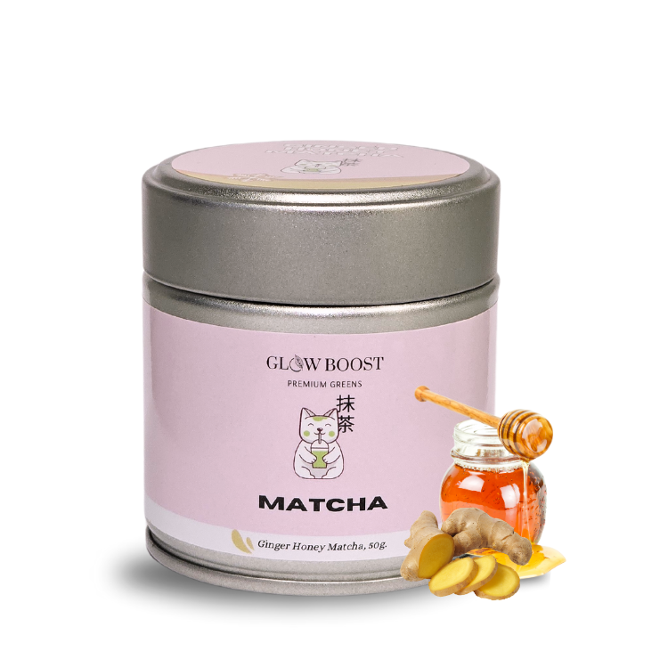 CEREMONIAL GINGER HONEY MATCHA – GLOW BOOST